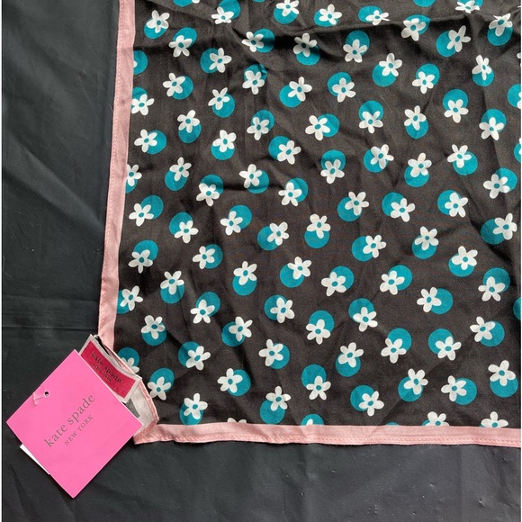kate spade | Accessories | Kate Spade Cottonsilk Bandana Floral Dot Nwt ...